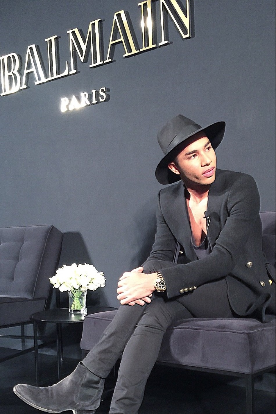 We talked to Olivier Rousteing before Balmain x H&M hits the catwalk ...